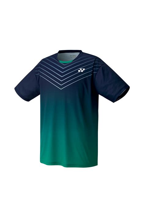 Yonex Badminton Mens Crew Neck Shirt Ym0025ex Denim Navy
