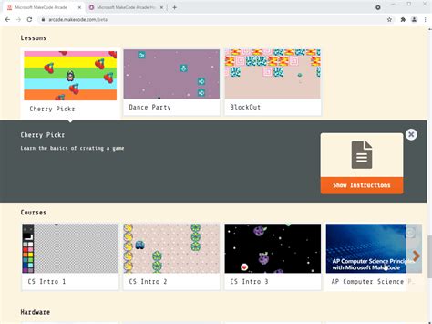 Lack Of Simulator In The Instruction Page Issue Microsoft Pxt Arcade GitHub