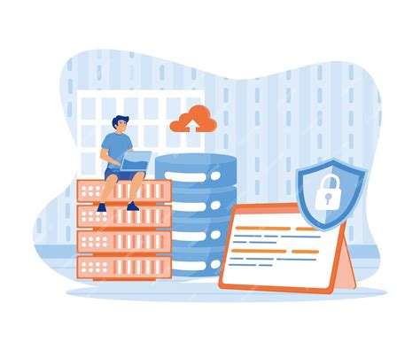 Premium Vector Hackers Stealing Personal Data Hacker Criminal With