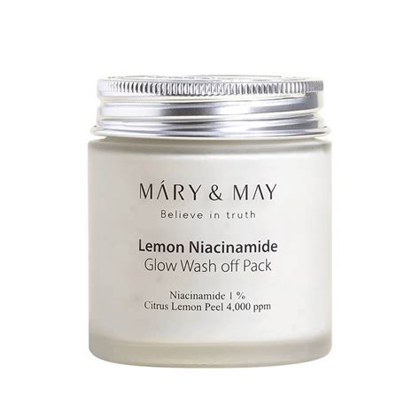 Maryandmay Lemon Niacinamide Glow Wash Off Mask 125g