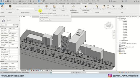 02 Enscape Ribbon In Revit Overview Learn Revit Architecture Online