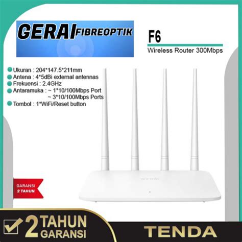 Jual Tenda F Wireless Router Router Tenda F Shopee Indonesia