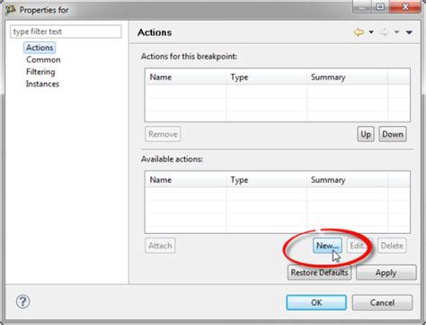 Breakpoints With Special Effects Mcu On Eclipse