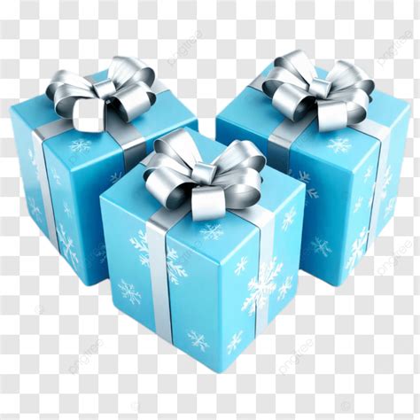 크리스마스 선물 푸른 파란 파란색 푸른색 선물 상자 은 활 리본 활 눈꽃 눈송이 눈결정 무늬 패턴 양식 흰색 바탕 하얀 바탕 축제 신나다 흥겹다 즐겁다 휴일 휴가 공휴일