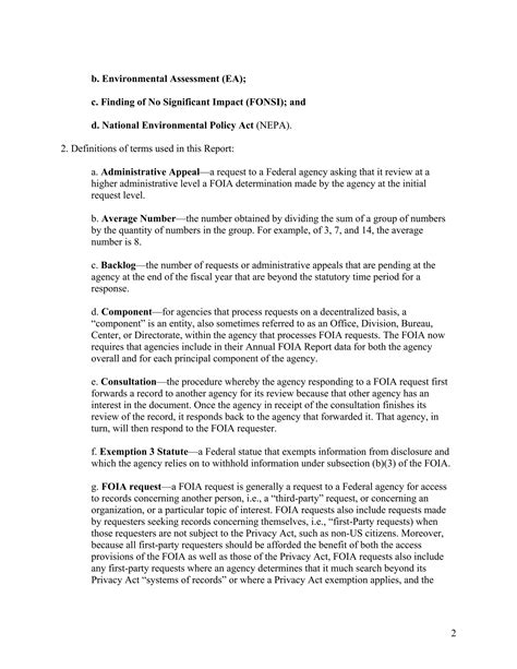 Ceq Annual Foia 2008 Report Pdf