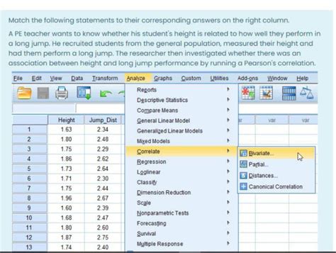 Solved Match The Following Statements To Their Corresponding Chegg