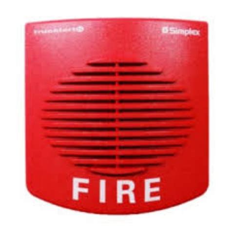 Simplex 49mt Wrf Red Wall Mount Multi Tone Horn
