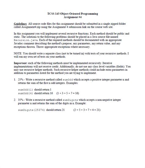 solved tcss 143 object oriented programming assignment 4