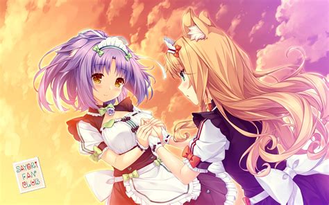 Papel De Parede Para Celular Anime Nekopara Canela Nekopara Maple