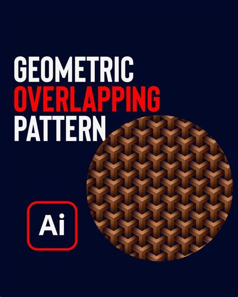 How To Create Geometric Overlapping Pattern In Illustrator Artofit