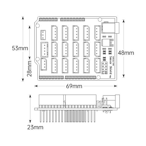 Hiwonder Uno Expansion Board Compatible With Arduino Supports Motor A