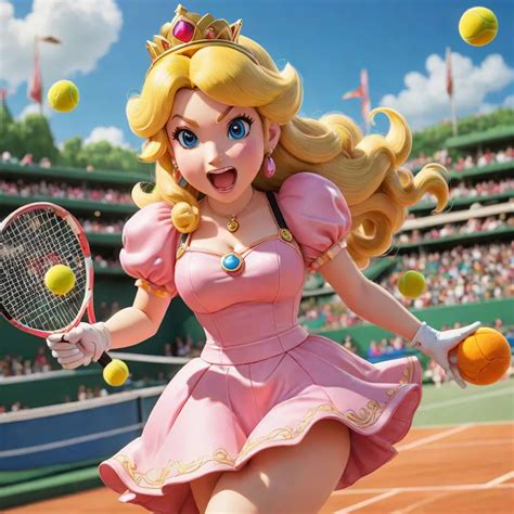 Princess Peachs Unusual Tennis Matches
