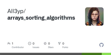 Github All3yparrayssortingalgorithms