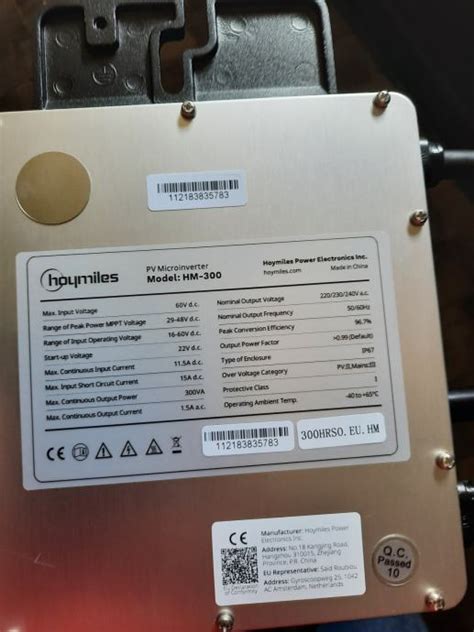 Pretvornik Hoymiles Hm 300 Solarne Elektrarne Solarni Paneli