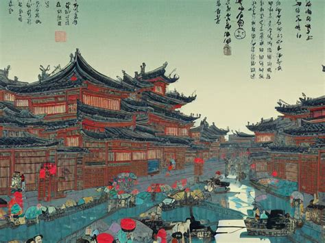 AI创作实验室 江南水乡 渔火沉钟 站酷ZCOOL