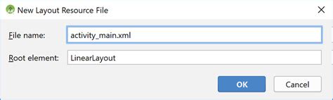 Ein Xml Layout Der Start Activity Unserer Android App Zuweisen