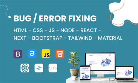 Fix Bugs In The React Node Next Html Css Wordpress By Aditimakadiya