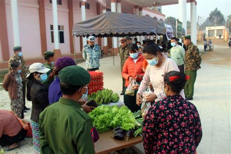 နမ့်စန်တွင် အခြေခံစားသောက်ကုန်များနှင့် ဟင်းသီးဟင်းရွက်၊ သား၊ ငါးများကို ဈေးနှုန်းသက်သာစွာဖြင့