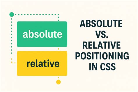 Absolute Vs Relative Positioning In Css A Beginner Friendly Guide
