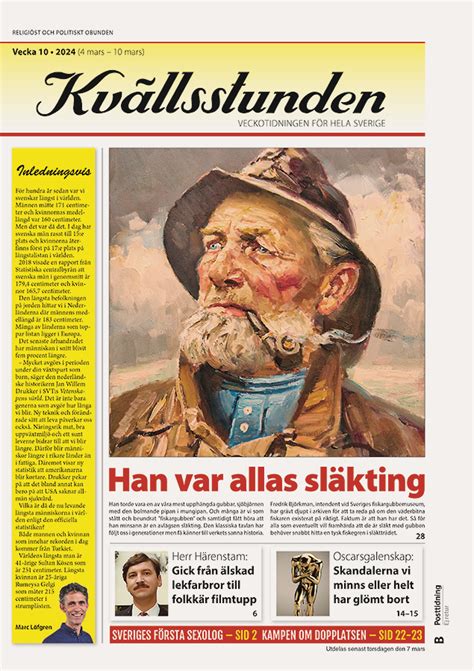 Kvs Vecka 10 2024 Kvällsstunden