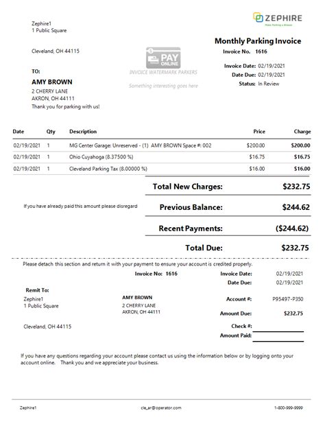 Invoicing Monthly Recurring Process Zephire Support