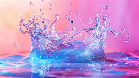 Colourful Water Splash