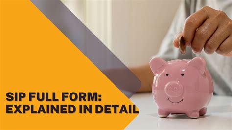 SIP Full Form Key Insights For Successful Wealth Creation Invest First