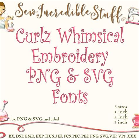 Curlz Monogram Font Etsy