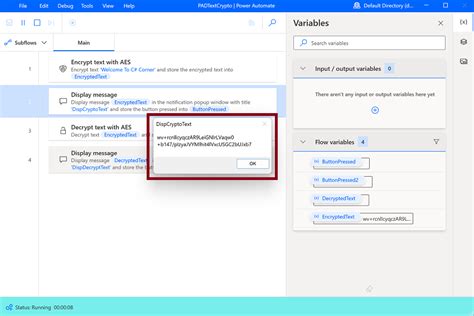 Cryptography Actions With Plain Text In Desktop Flow Using Microsoft Power Automate