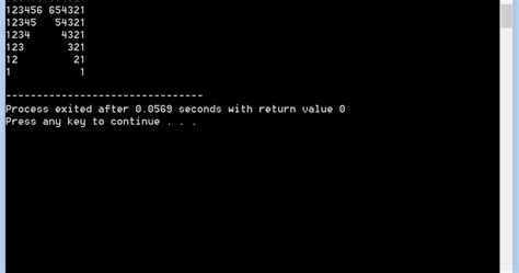 49 Program To Display The Following Output Using Loop