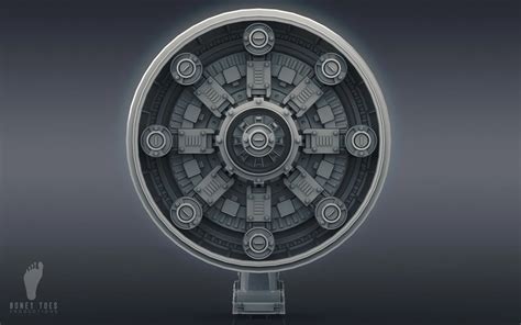 3d sci fi ray gun blaster high flippednormals