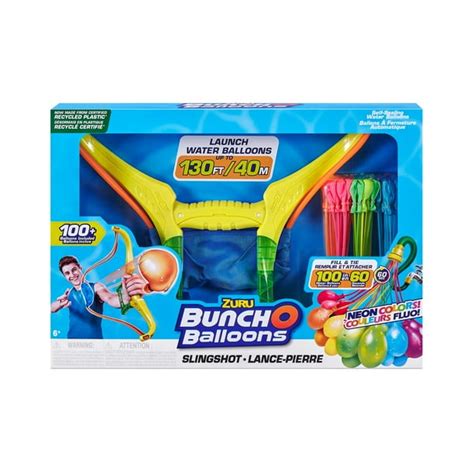 Neon Splash Bunch O Balloons Slingshot And 100 Rapid Filling Self