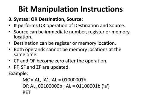 Instruction Sets Of 8086 Pptx Operating Systems Computer Software