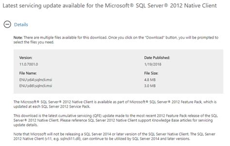 Sql Server Native Client Version Warning In The Sccm Prerequisite Check