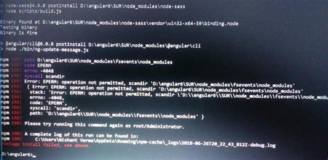 Not Able To Create Angular 6 Project Stack Overflow