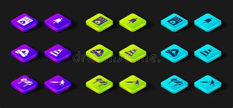 Set Road Barrier Firefighter Axe Campfire Traffic Cone Ringing Alarm Bell And Matchbox And