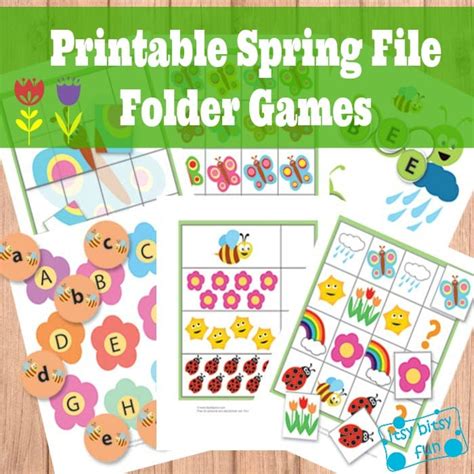 Free Printable File Folder Games Itsy Bitsy Fun