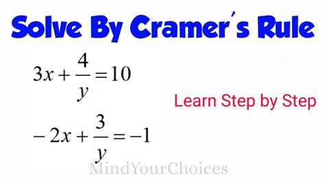 Cramers Rule 2 Unknown At Neida Tracy Blog