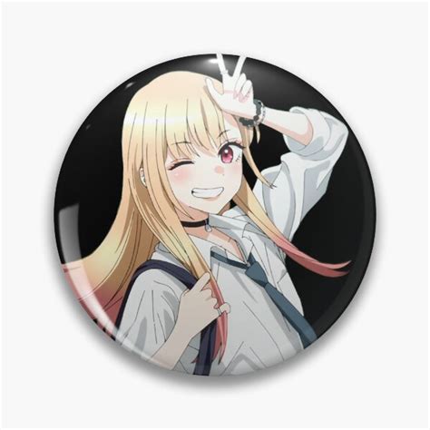 Peace Smile Marin Kitagawa Pin For Sale By Whoeverxx Redbubble