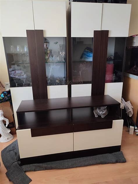 Модулна секция Секция етажерка Мебели за дома и офиса Ямбол габаритни размери цяло из