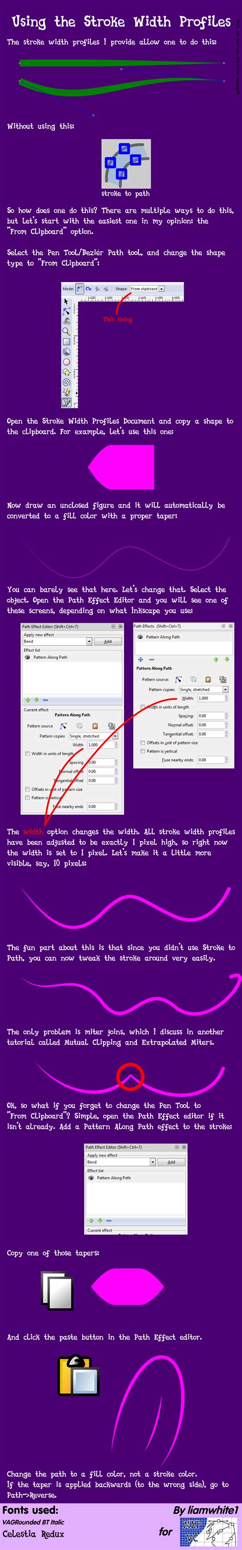 Inkscape Using The Stroke Width Profiles By Liamwhite On DeviantArt