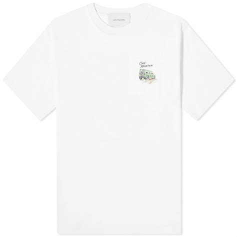 Café Mountain Men s Rangey T Shirt in Natural Café Mountain