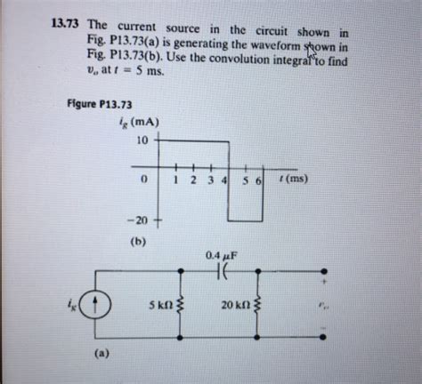Solved 1373 The Current Source In The Circuit Shown In Fig