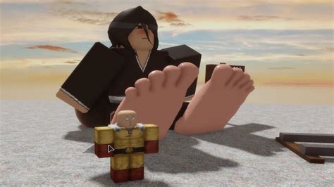 Saitama Gets To Rukias Feet In Roblox Youtube