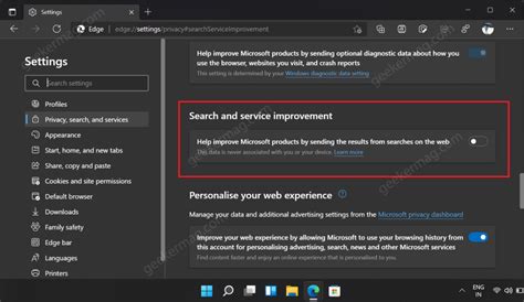 How To Stop Edge From Sending Web Search Results Data To Microsoft