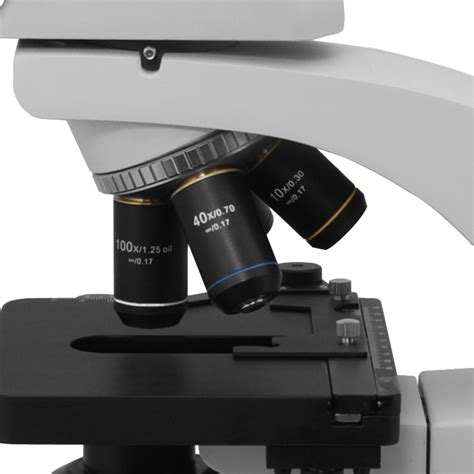 Infinity Corrected Achromatic Microscope Objective Lens Set Oil Spring