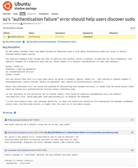 10 Ubuntu Bug Report Filed In Response To My Presentation Of Cuts Data
