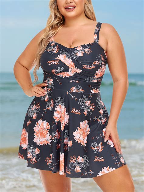 Summer Mae Modest Swimwear For Plus Size Women Slimming Swim Dress