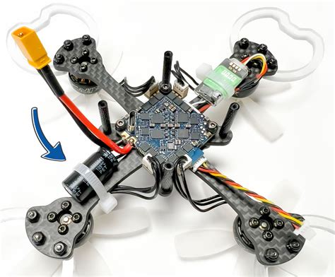 Saker Bantam Aio Flight Controller Capacitor Too Large Drone Sports Elearning