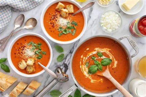 Cook With All Clad Creamy Tomato Basil Soup Recipe